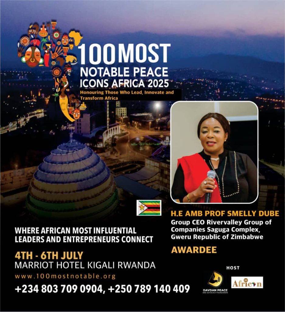 Gweru power couple honored in Kigali, Rwanda – Keeping You posted